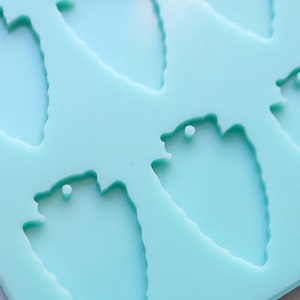 Arrowhead Pendant Mold, Arrow Head Resin Mold, Wavy Arrowhead Pendant ...