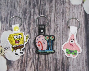 Spongebob Keychains - Etsy