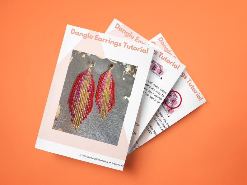 Beading Tutorial Bundle, 4 Miyuki Coursebeads Tutorials PDF, Loom ...