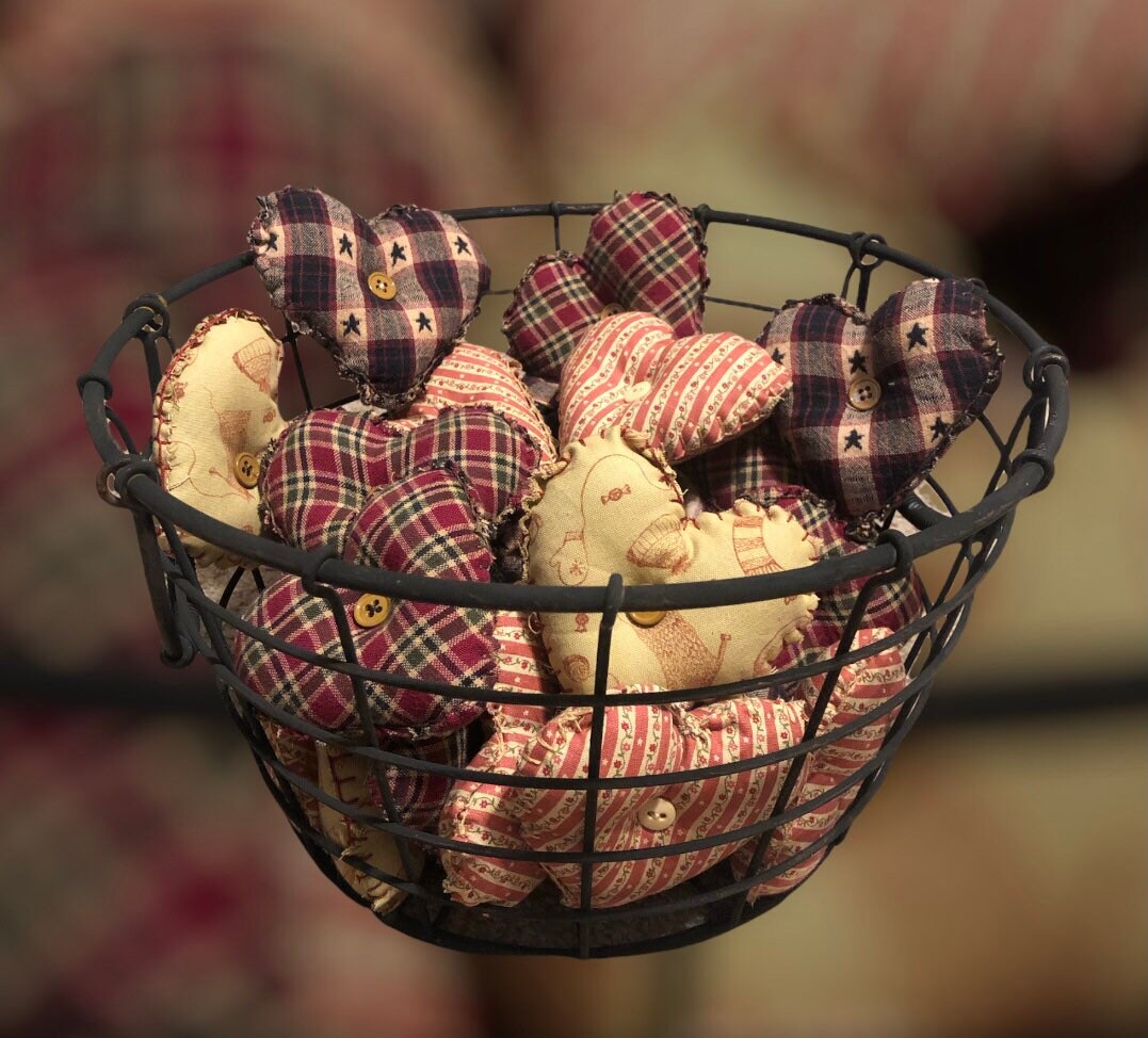 Heart, Bowl Filler, Heart Bowl Filler, Primitive, Primitive Heart ...