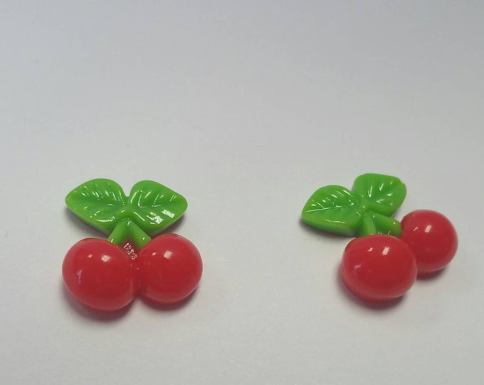 Cherry, Cabochon, Flatback, Embellishment, Scrapbooking, Cardmaking ...