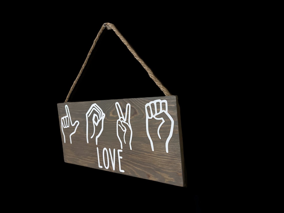 Valentines, Love, Sign Language, Asl, Love Sign, Farmhouse, Love in ...