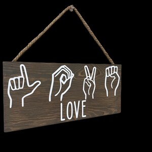 Valentines, Love, Sign Language, Asl, Love Sign, Farmhouse, Love in ...