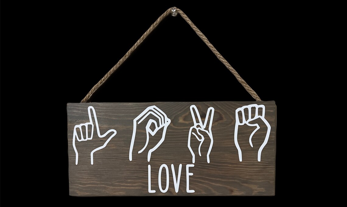 Valentines, Love, Sign Language, Asl, Love Sign, Farmhouse, Love in ...
