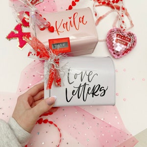 Personalized Valentines Mailbox Classroom Valentines for Class Gifts ...