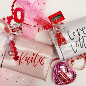Personalized Valentines Mailbox Classroom Valentines for Class Gifts ...