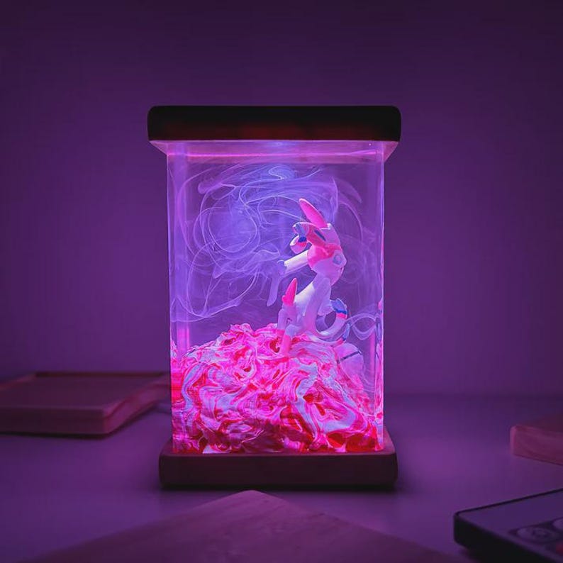 Kawaii Fantasy Creature Resin Lamp - Etsy