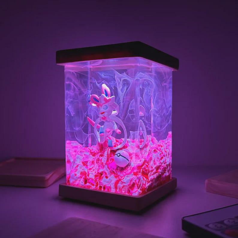 Kawaii Fantasy Creature Resin Lamp - Etsy