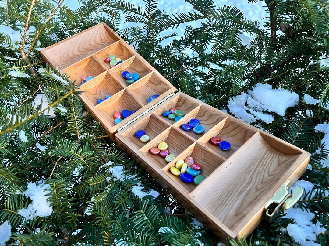 Deluxe Folding Cherry Mancala Board - Etsy