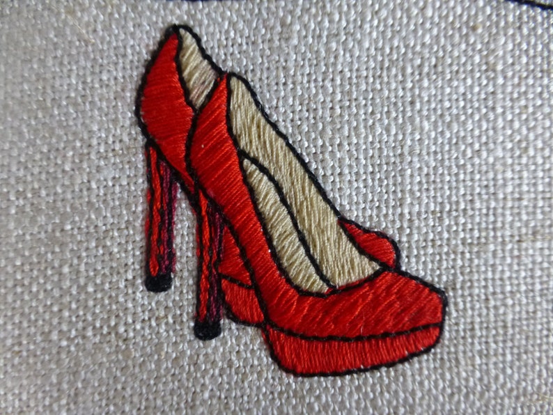 Shoes Machine Embroidery 7 Designs Football Boots Stilettos - Etsy