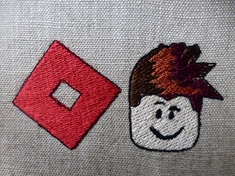 Roblox Game Embroidery Designs 4 Separate Characters and Symbol, Gamer ...