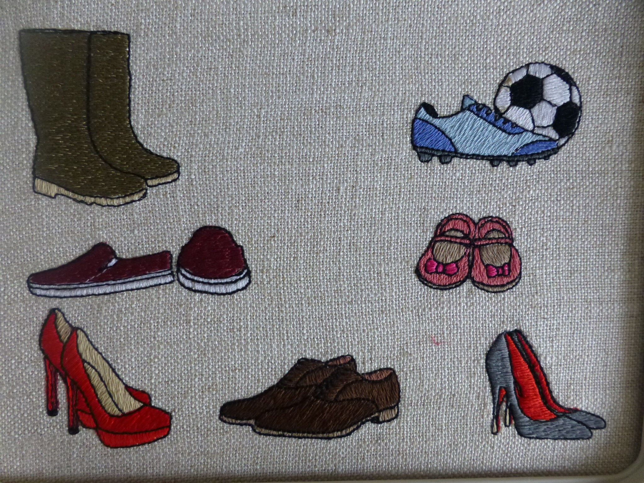 Shoes Machine Embroidery 7 Designs Football Boots Stilettos - Etsy