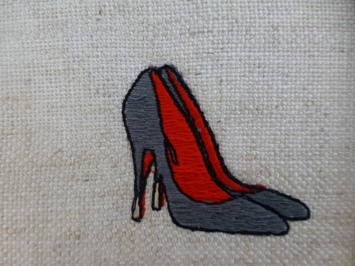 Shoes Machine Embroidery 7 Designs Football Boots Stilettos - Etsy