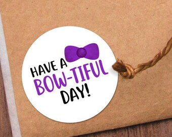 Bow tie label | Etsy