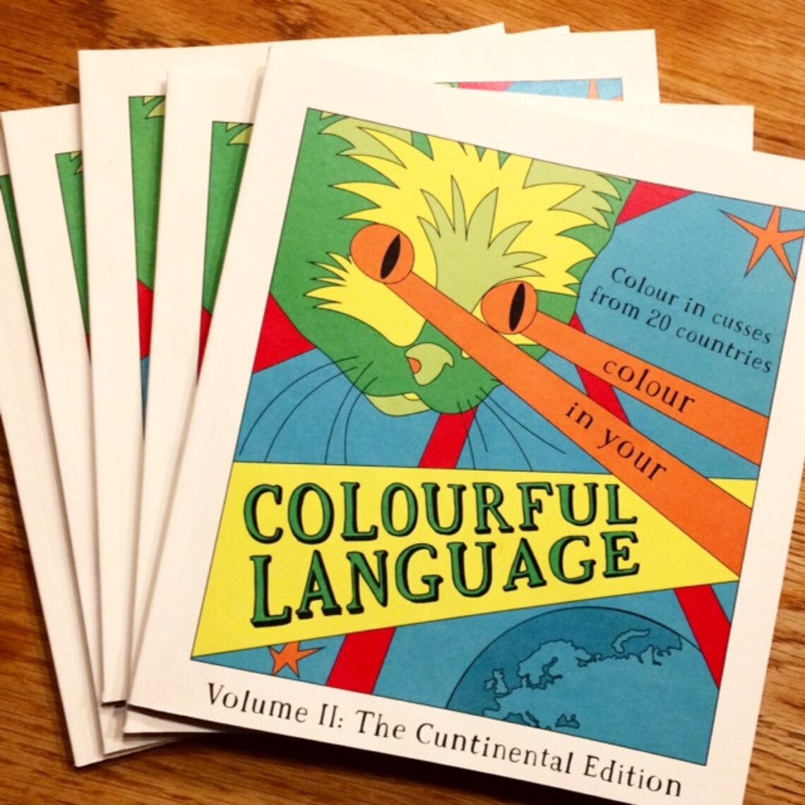 Colour in Your Colourful Language: the Cuntinental Edition - Etsy UK