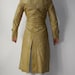 Vintage Leather Trench Coat Long Slim Trenchcoat / REGINAPARY Brown ...