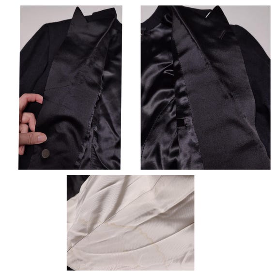 Vintage 1940s Black Tuxedo Jacket with Tail / Magic T… - Gem