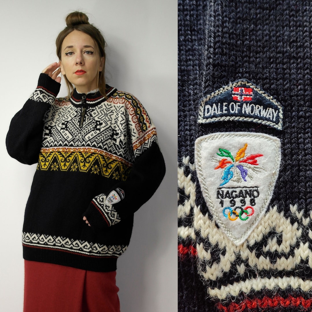 Dale of Norway NAGANO 98 Official Olympic Sweater / Olympic Winter ...