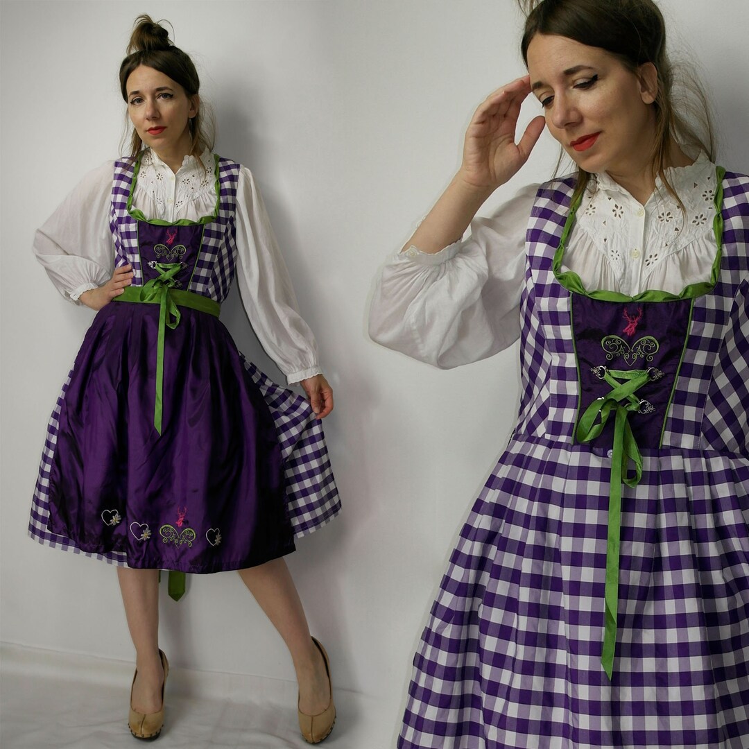 TRACHTEN DRESS With Apron / Dirndl Dress / Bavarian Dress / Austrian ...