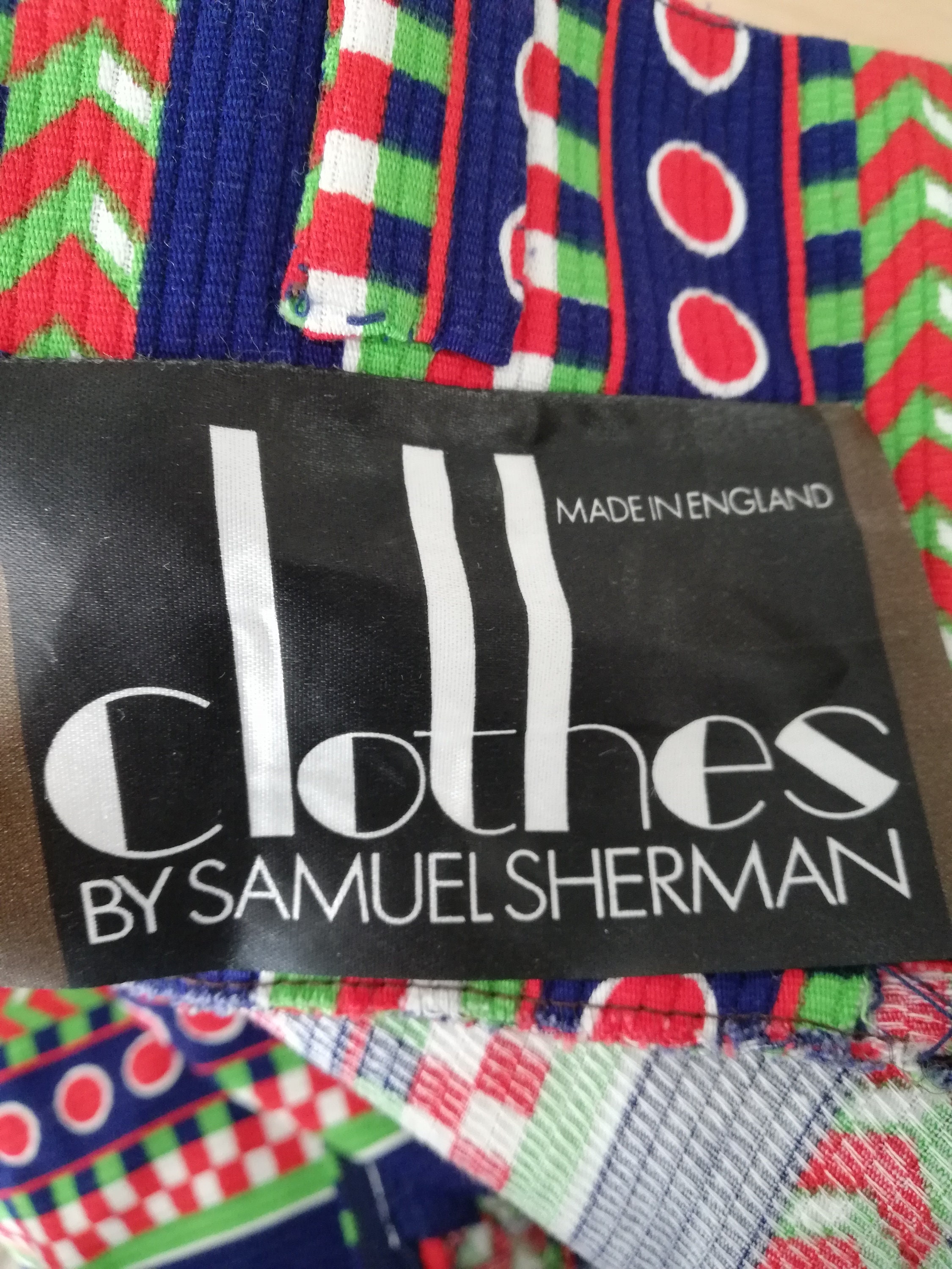 Vintage Samuel Sherman Summer Dress / 70s 80s Multicolour - Etsy