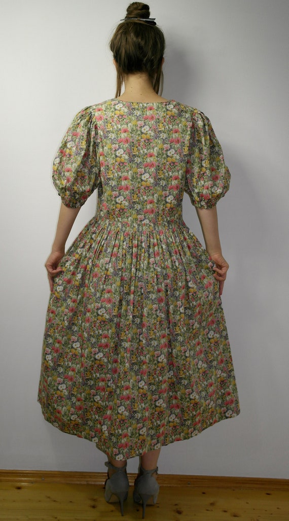 Trachten Dress / Floral Dirndl Dress / Flowers trach… - Gem