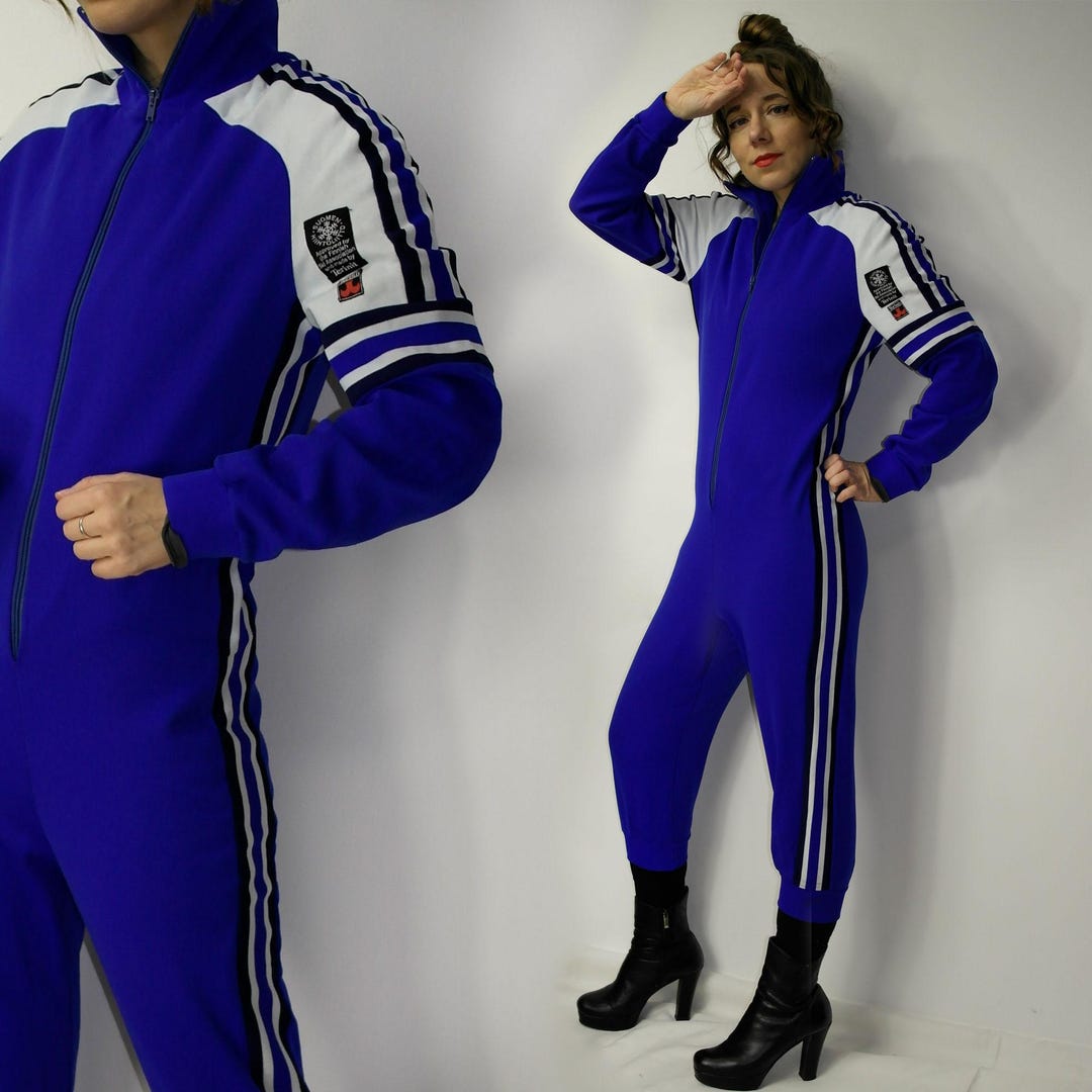 Vintage Terinit Ski Tracksuit / One Piece Ski Suit Warm up / Track Suit ...