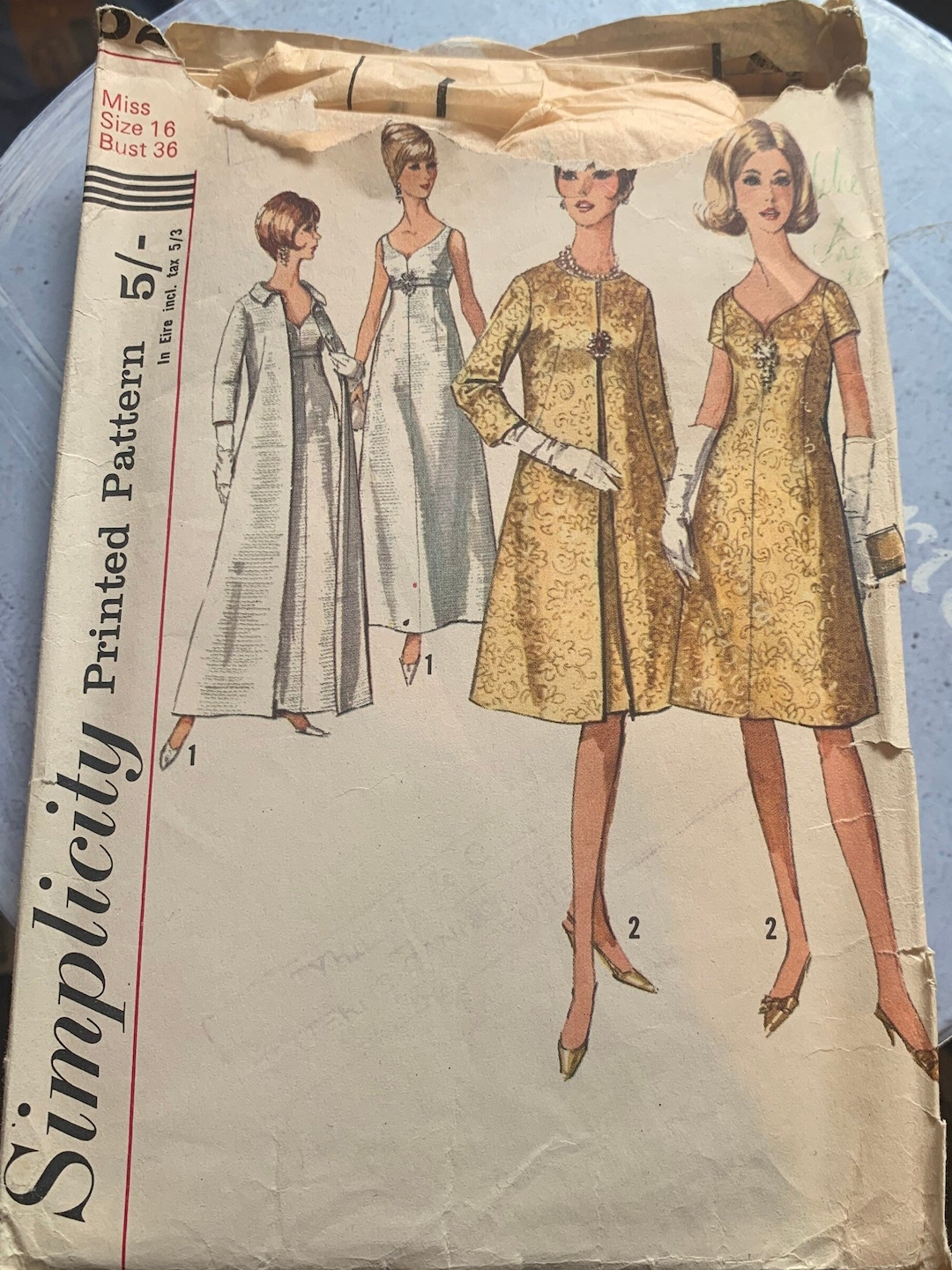 Vintage Simplicity 2nd Hand Patterns - Etsy
