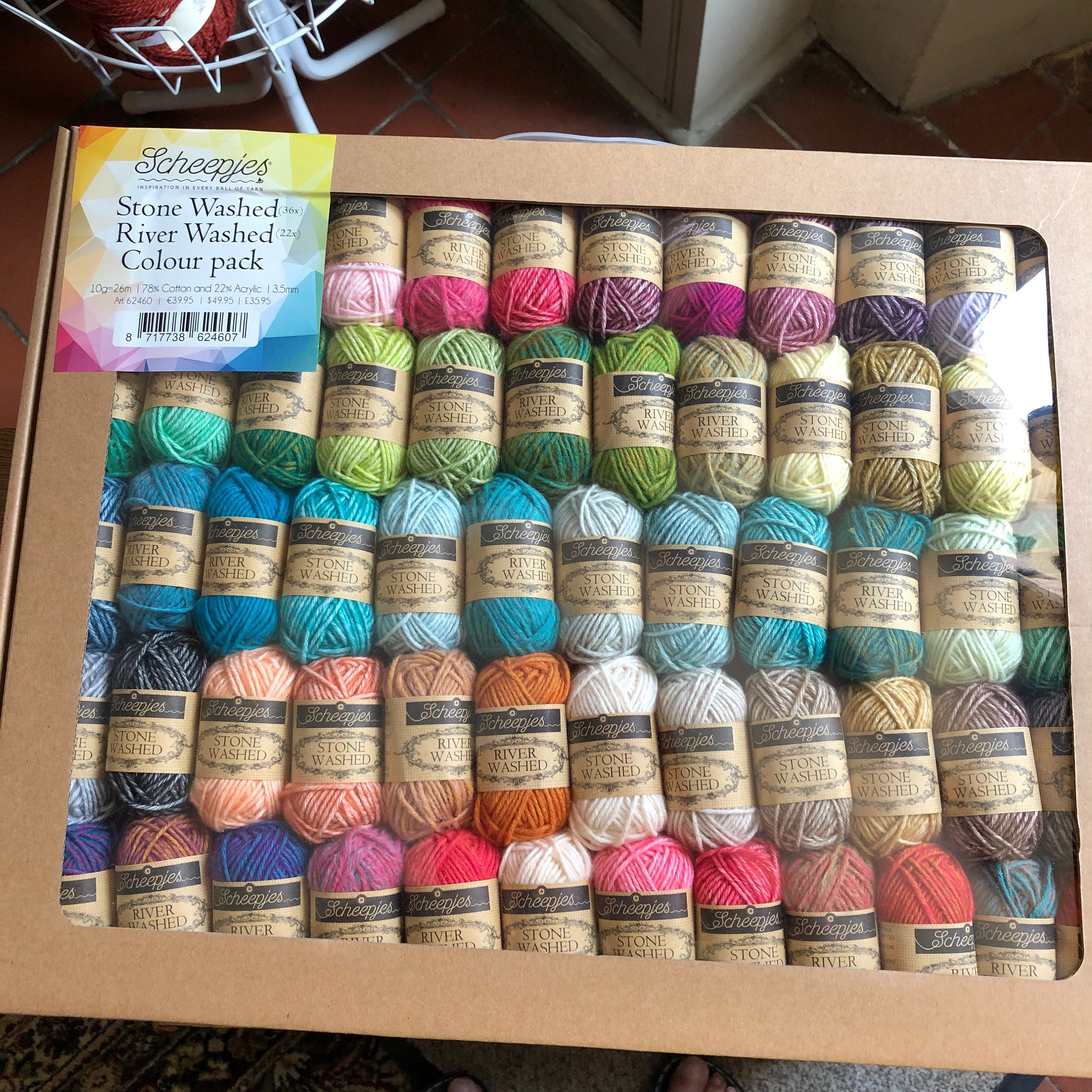 Scheepjes Stone Washed River Washed Min Skeins Colour Pack | Etsy UK