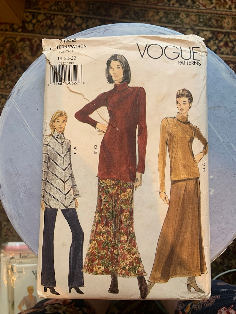 Vintage Vogue Sewing Pattern. - Etsy