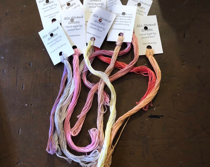 Six Strand Sweets Hand Dyed Cotton by Jessica Burr - Etsy