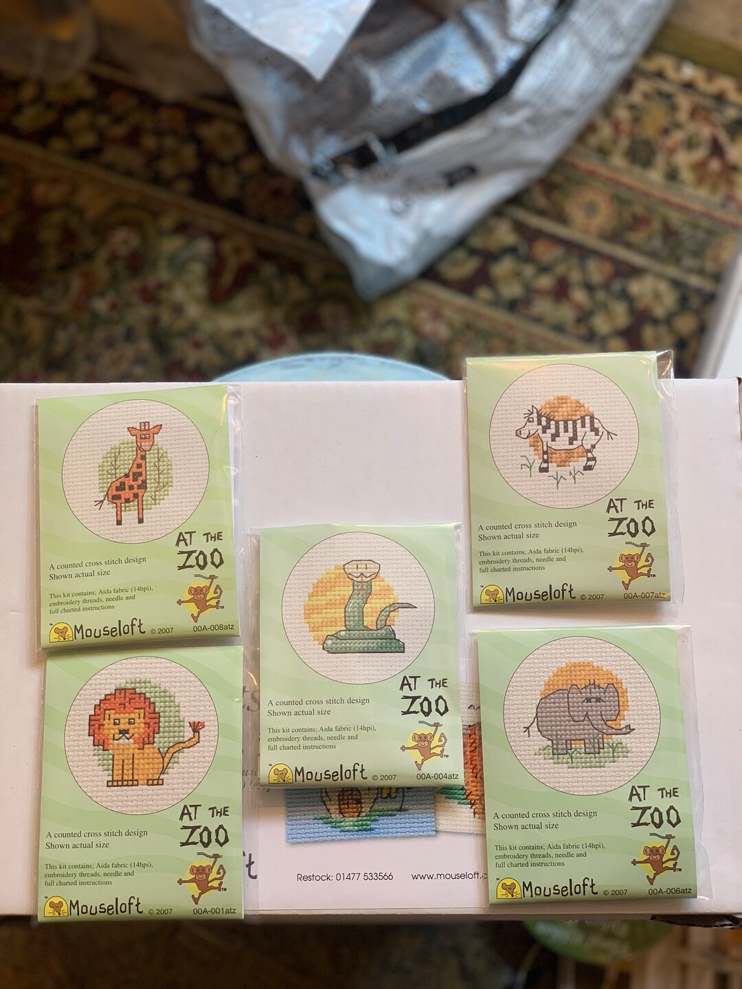Mouseloft “ at the Zoo & by the Seaside Cross Stitch Kit - Etsy