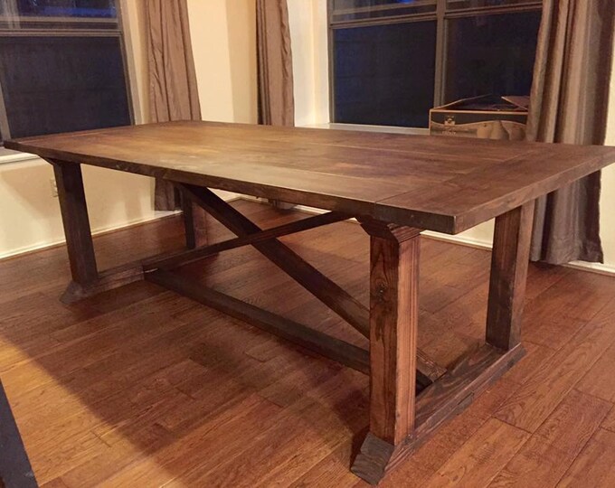 Free Shipping Rustic Farmhouse Table - Etsy