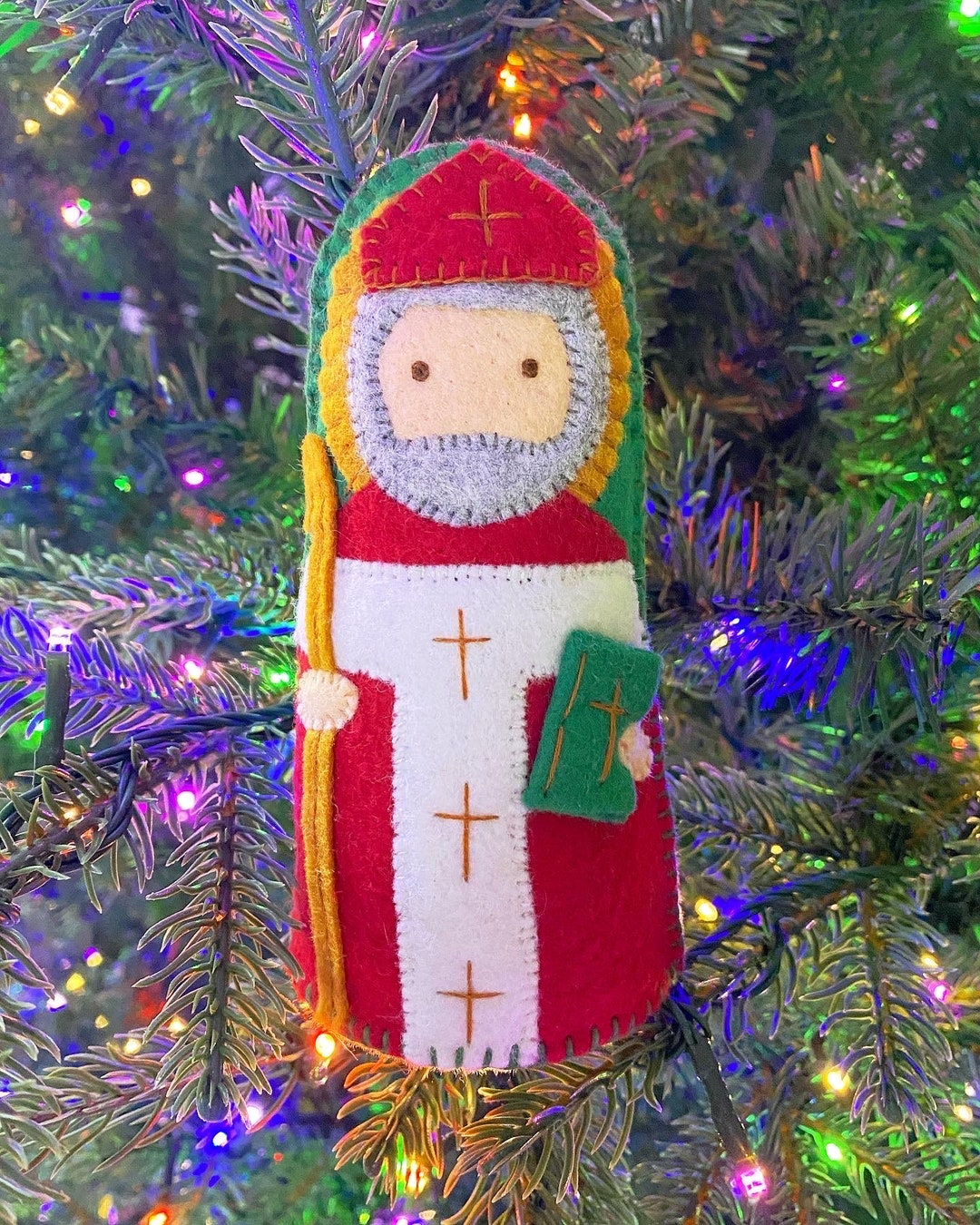 St Nicholas Standing 6 Inch Felt Saint Doll - Etsy