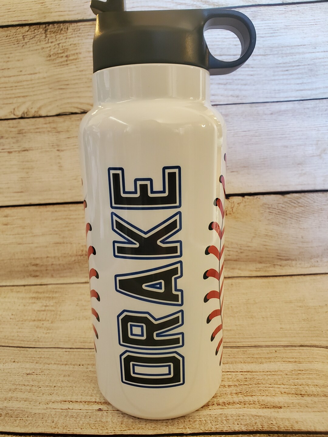 32 Oz Custom Baseball Water Bottle - Baseball Gift - Sports Water ...