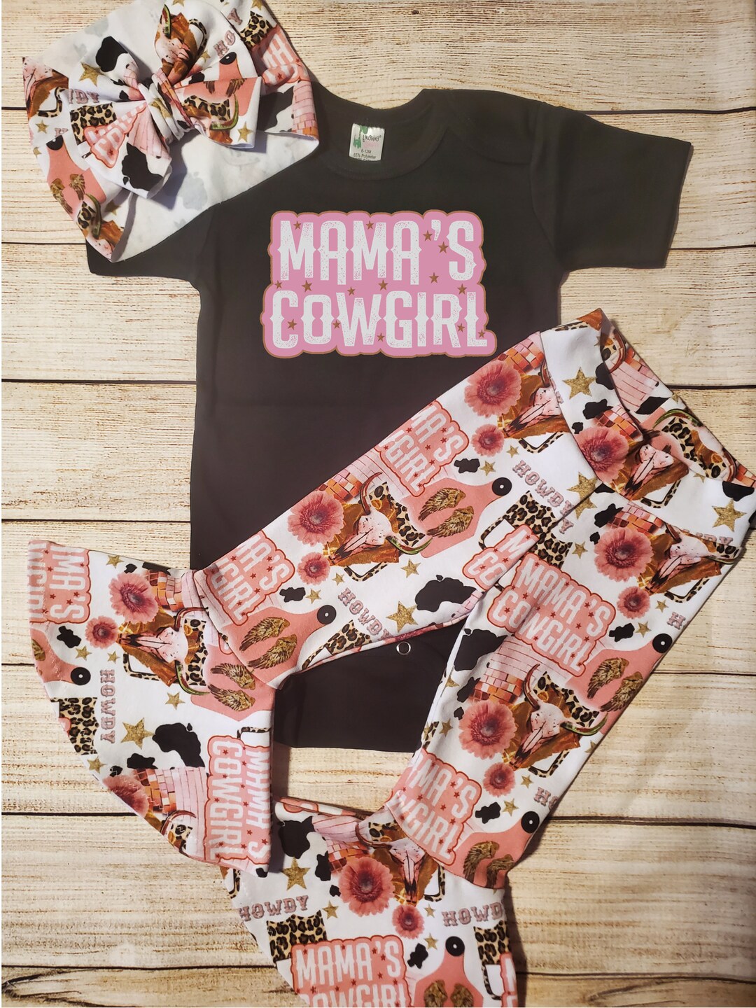 Mamas Cowgirl - Western Baby Clothes - Cowgirl Baby Clothes - Cute Baby Girl - Country Girl ...