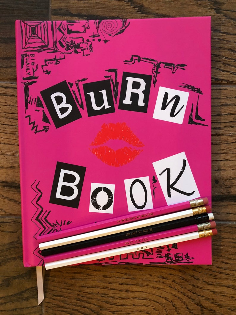 Burn Book Notebook - Etsy