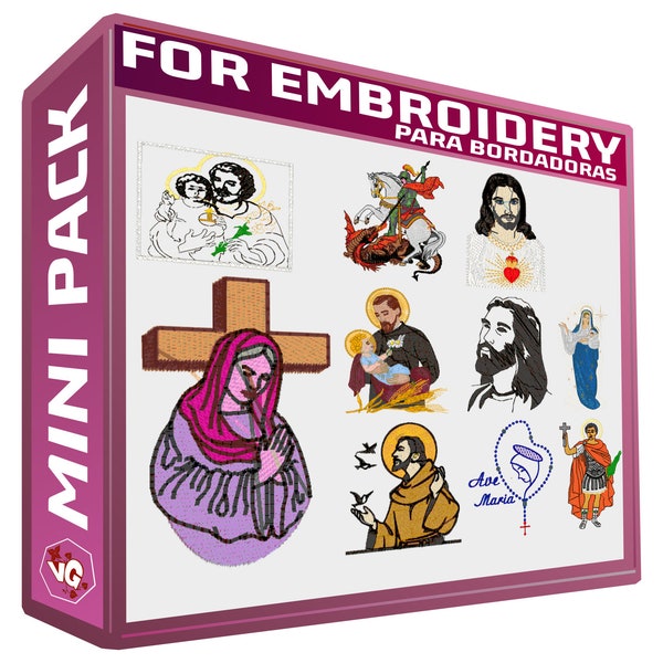 Catholic Embroidery Designs - Etsy