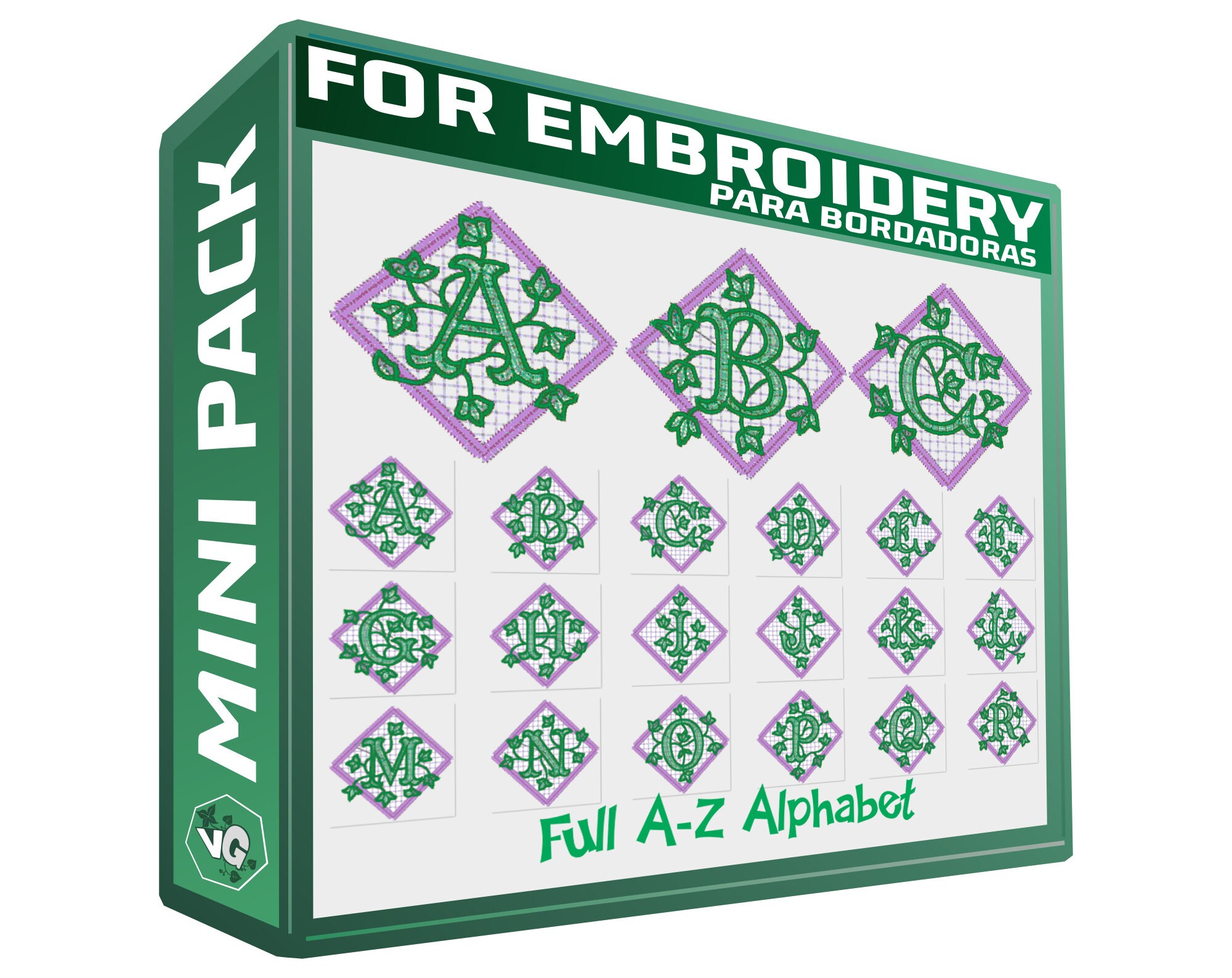 Craft Supplies & Tools Sewing & Needlecraft Ring Initials full alphabet ...