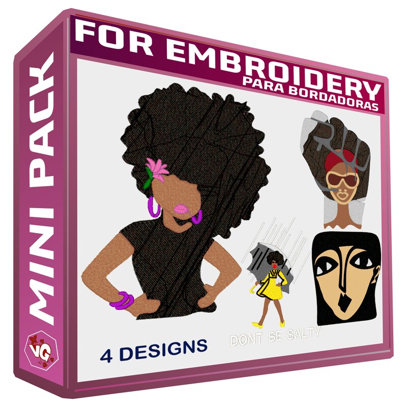 Black Girl Embroidery - Etsy