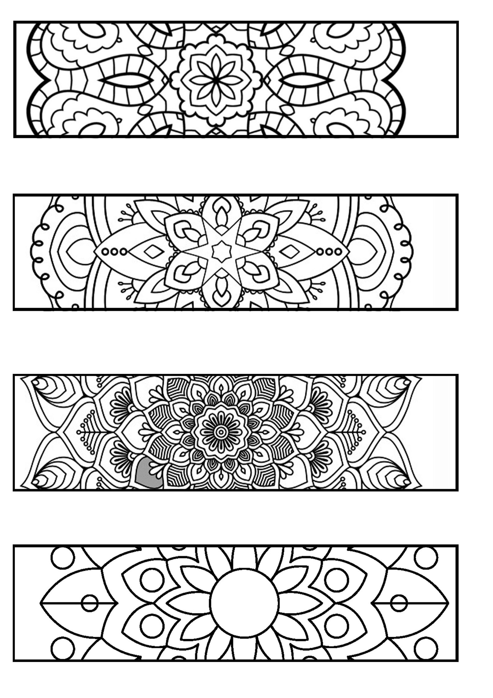 Signets mandala à colorier - Etsy France