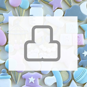 ABC BLOCKS Cookie Cutter - Etsy