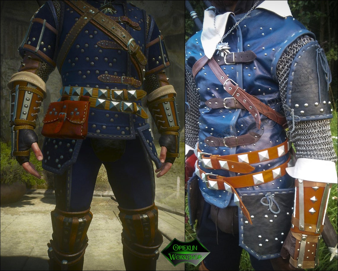 Grandmaster Feline LvL5 Inspired Witcher Armor Set Wild Hunt 3 | Etsy