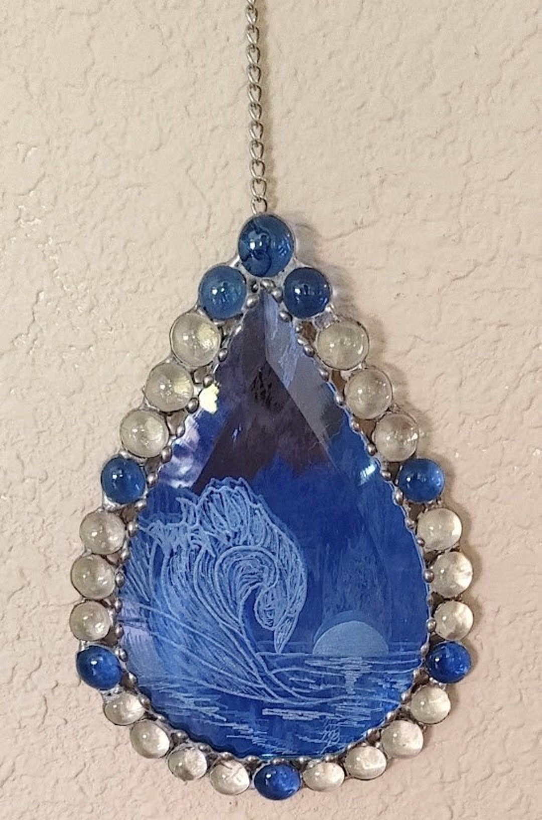 Hand Etched Wave. - Etsy