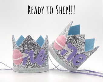 Space Birthday Crown - Etsy