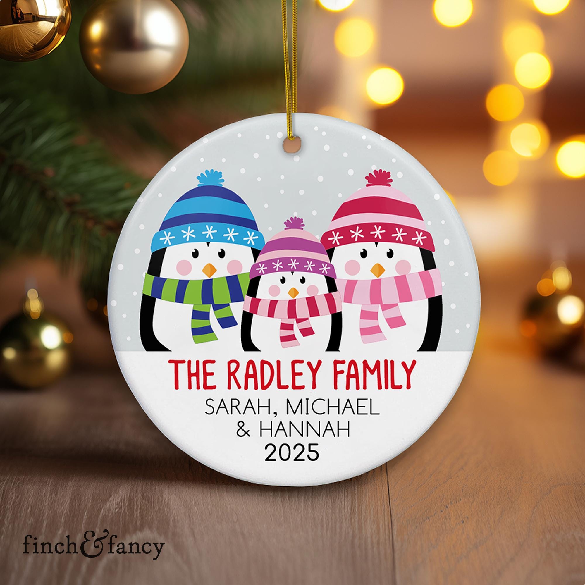 Personalized Ornament Christmas Decor Family Name Sign Parents ...