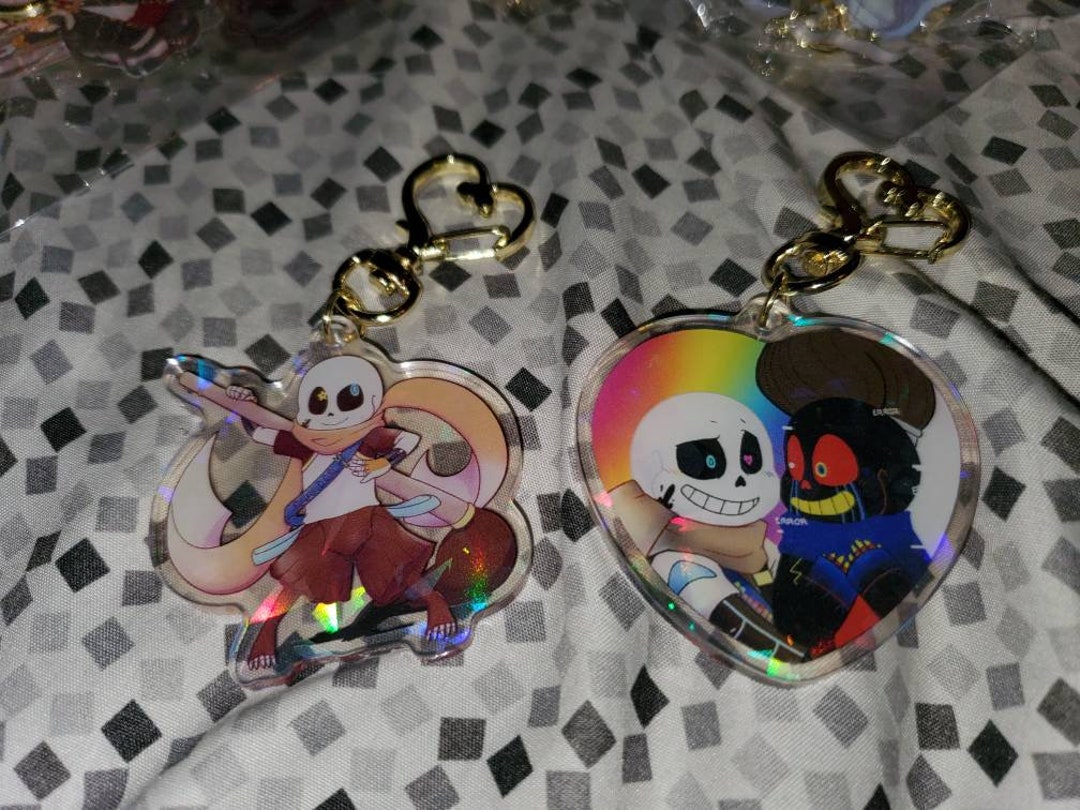 2 Error Ink Sans Errorink Holographic Holo Undertale AU - Etsy
