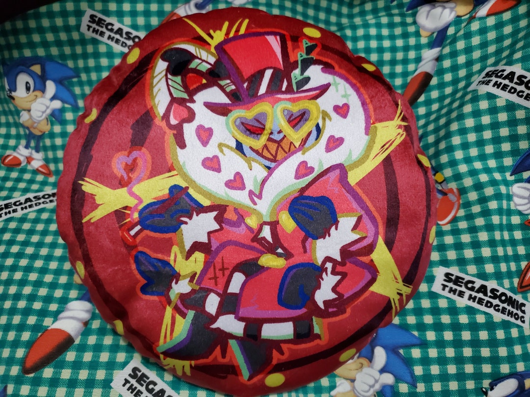 Valentino Val Helluva Boss Hazbin Hotel Plush Pillow Cushion Cute Soft ...