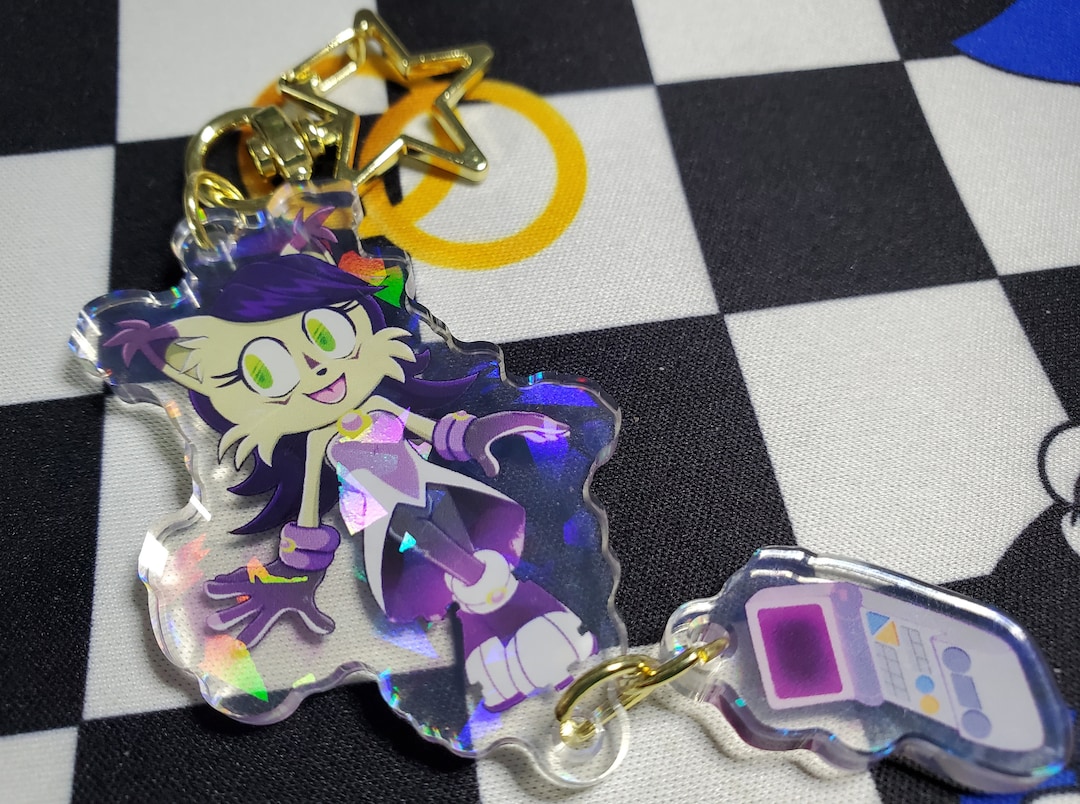 PREORDER- 2.5" Nicole Holo Lynx Sonic Holographic Acrylic Charm ...