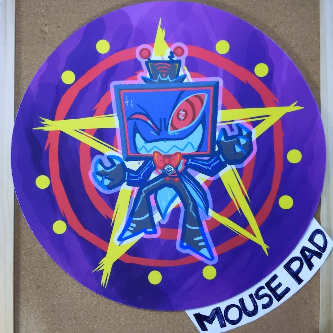 12" Vox TV Demon Val Valentino Moth Demon Hazbin Hotel Mouse Pad - Etsy