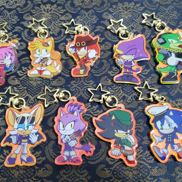 Sonic Amy Rose Keychain - Etsy